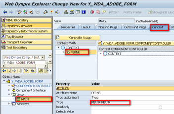 Steps To Create A Simple SAP ADOBE Form And Calling It In A Web Dynpro ABAP Application