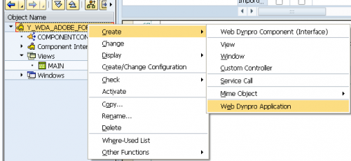 Steps To Create A Simple SAP ADOBE Form And Calling It In A Web Dynpro ABAP Application