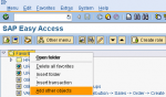 How To Add Favorites To Your SAP Menu