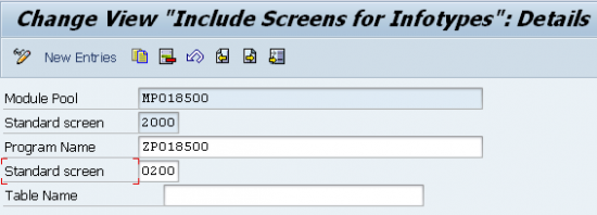 How To Change And Create SAP HR Infotype Screens Continued