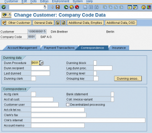 Dunning Letters In SAP